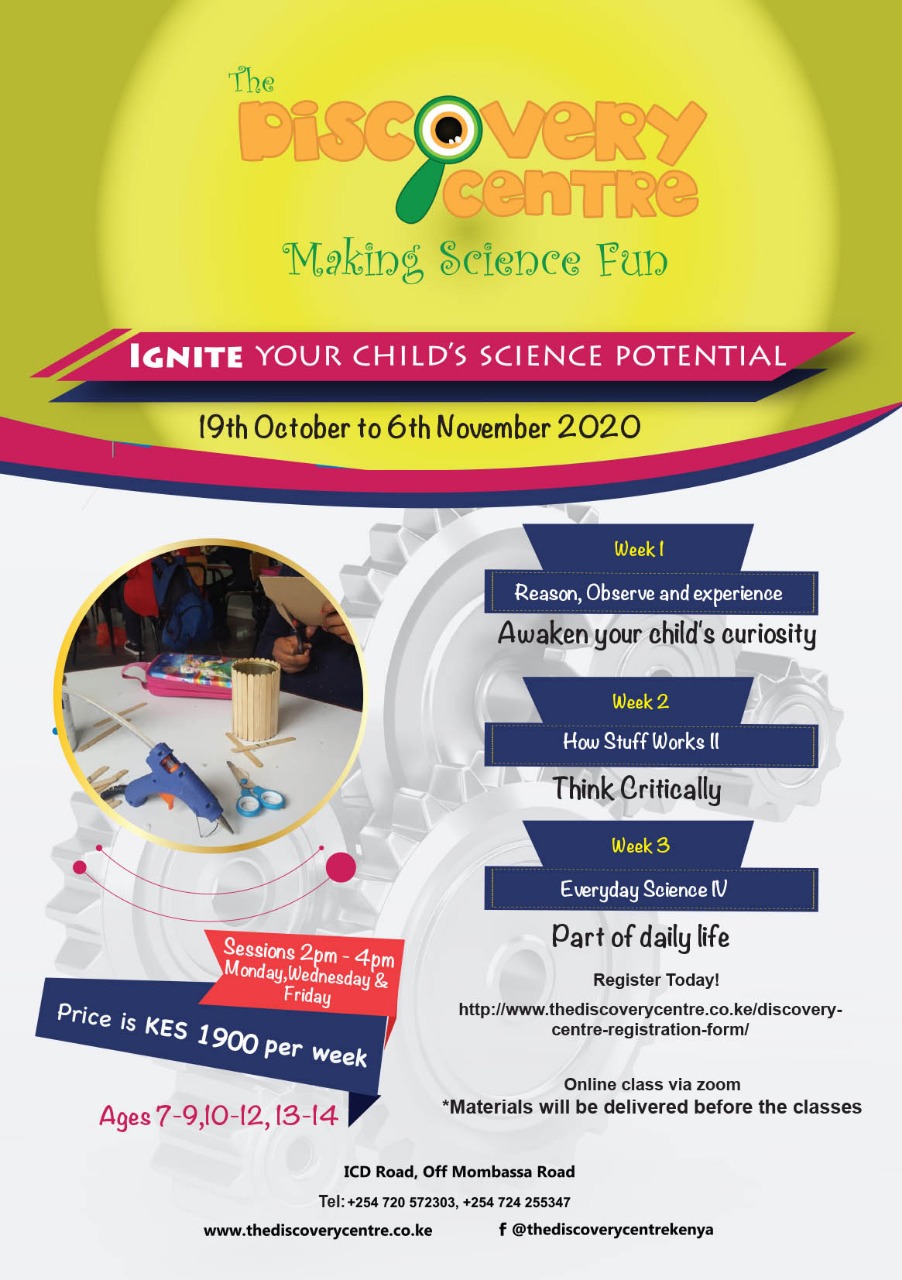 Fun with Science October 2020 – The Discovery Centre